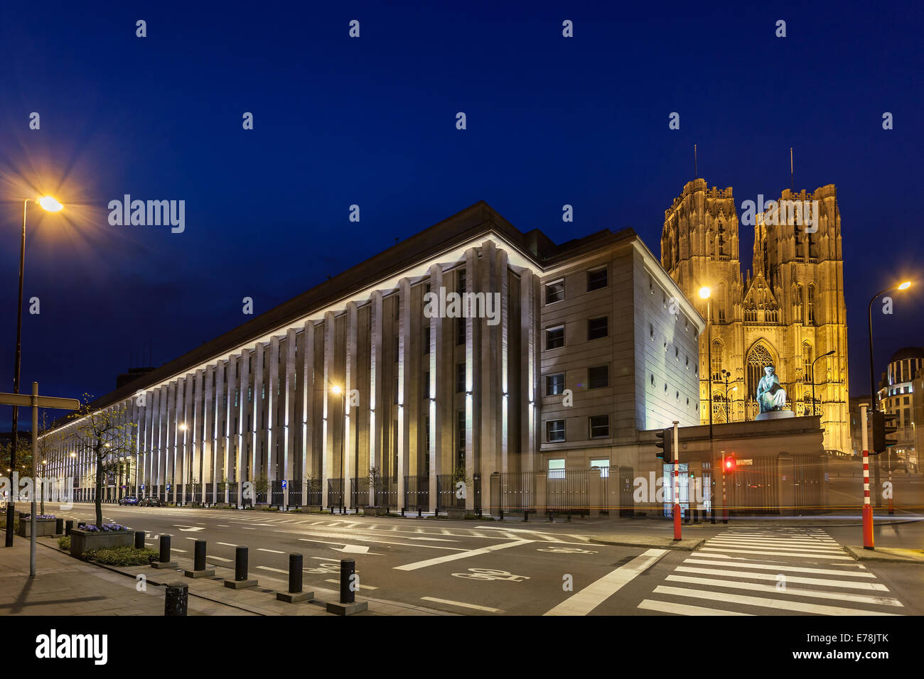 National bank and museum building in Brussels Belgium Stock Photo - Alamy