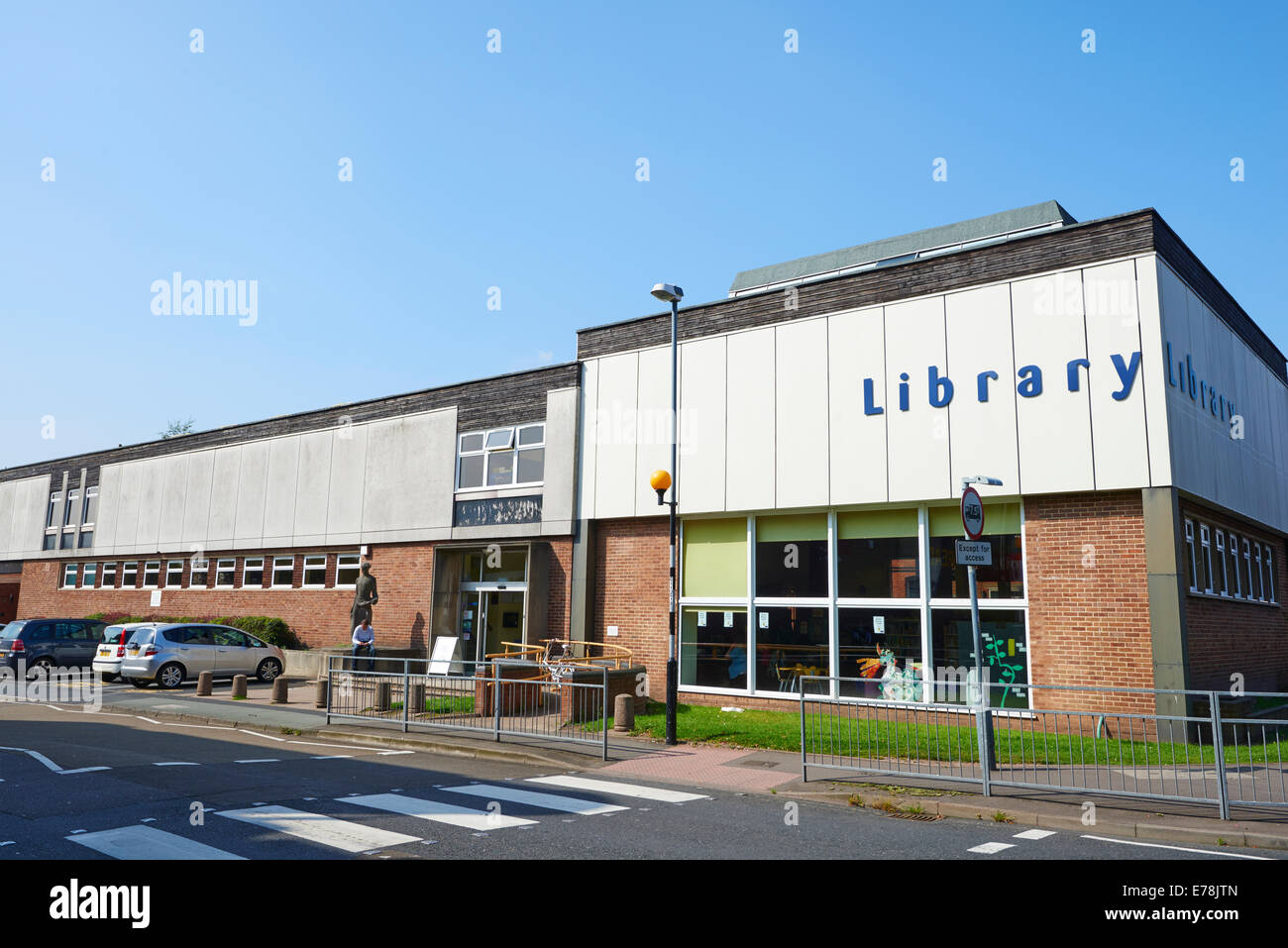 Public Library Cannock Staffordshire UK Stock Photo - Alamy