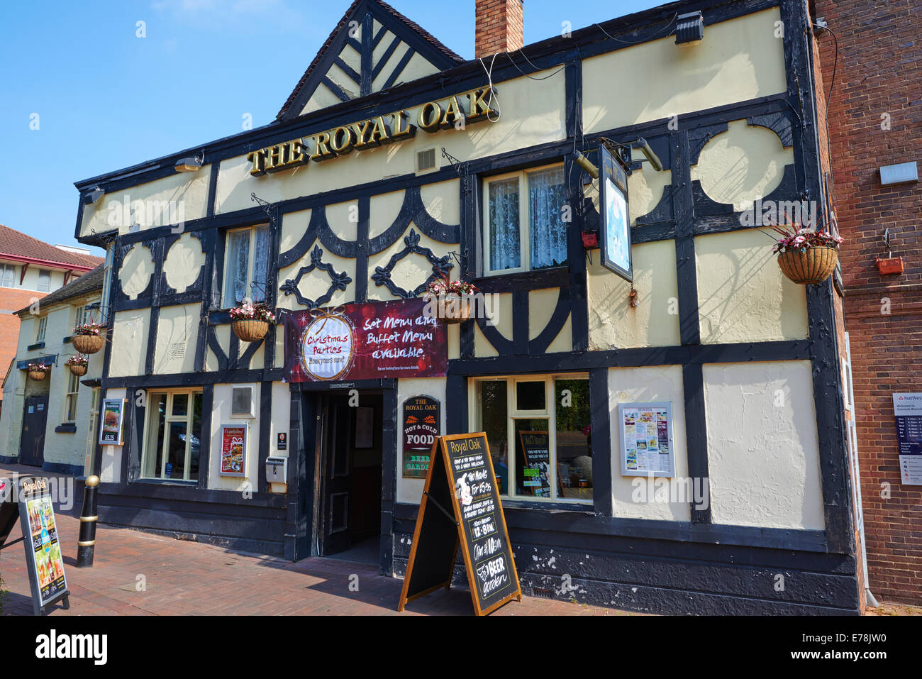 The Royal Oak Public House Market Place Cannock Staffordshire UK Stock ...
