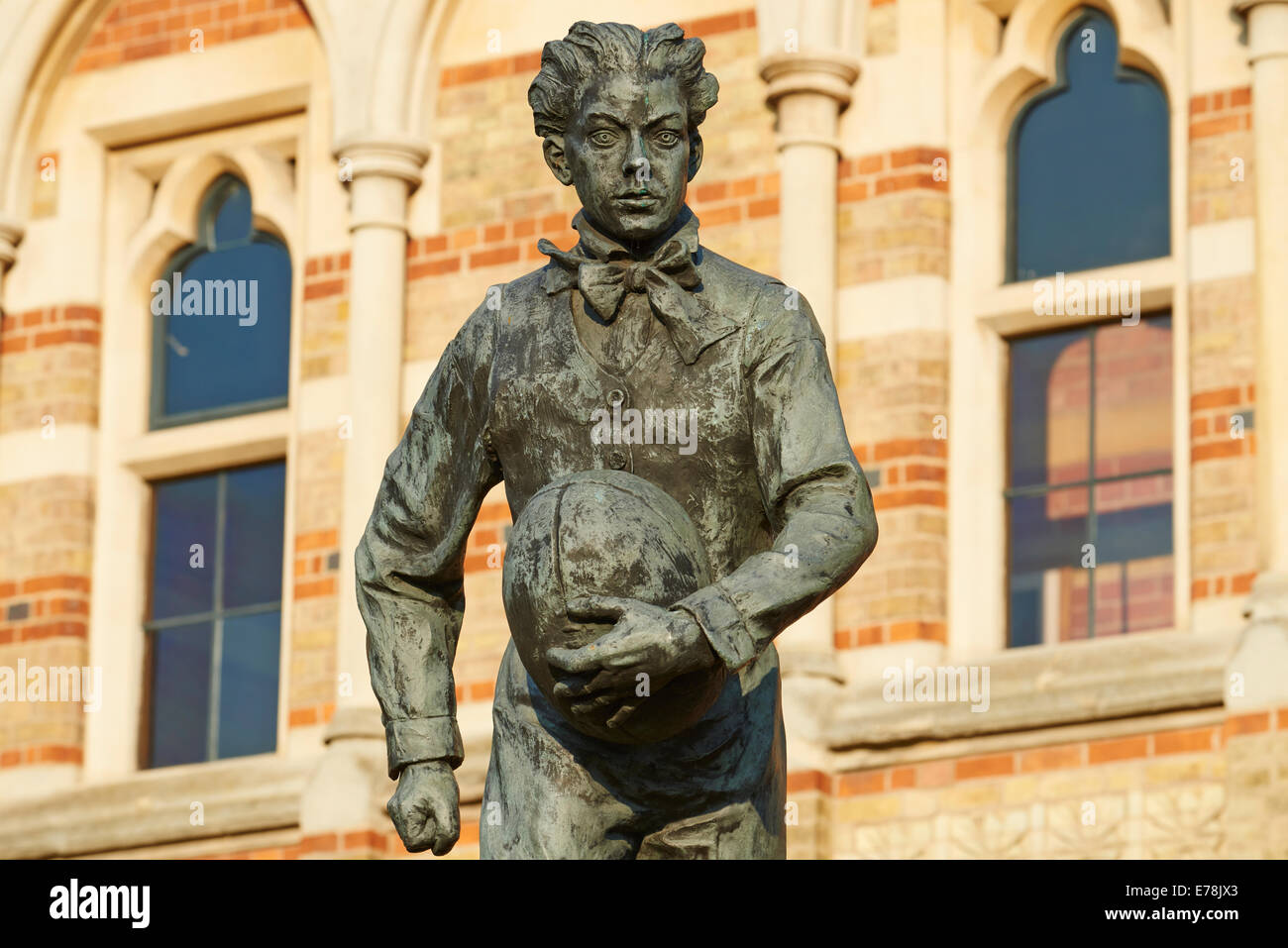 Statue Of William Webb Ellis By Sculptor Graham Ibbeson Taken Early ...