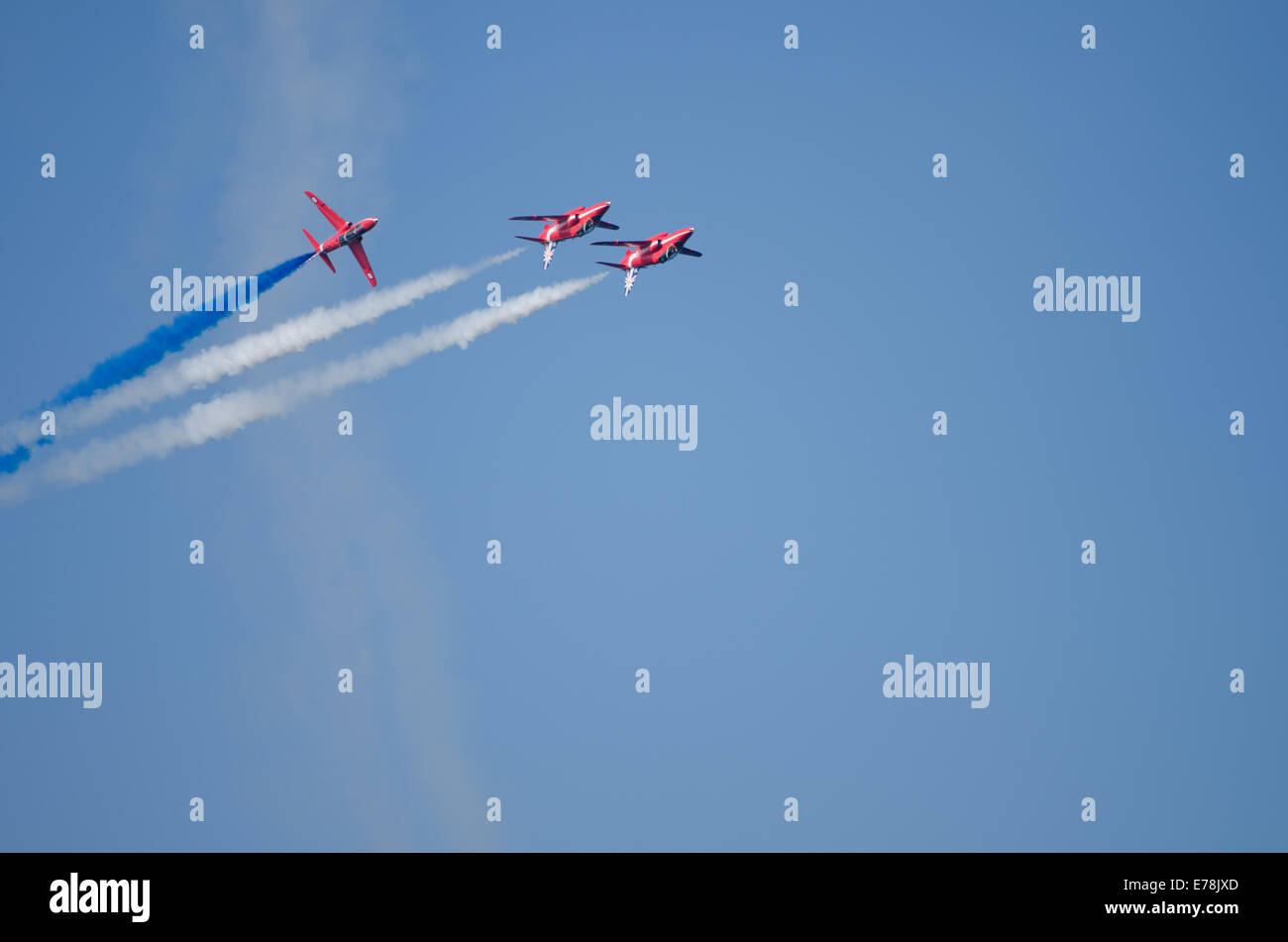 RAF Red Arrows Display Team Stock Photo - Alamy
