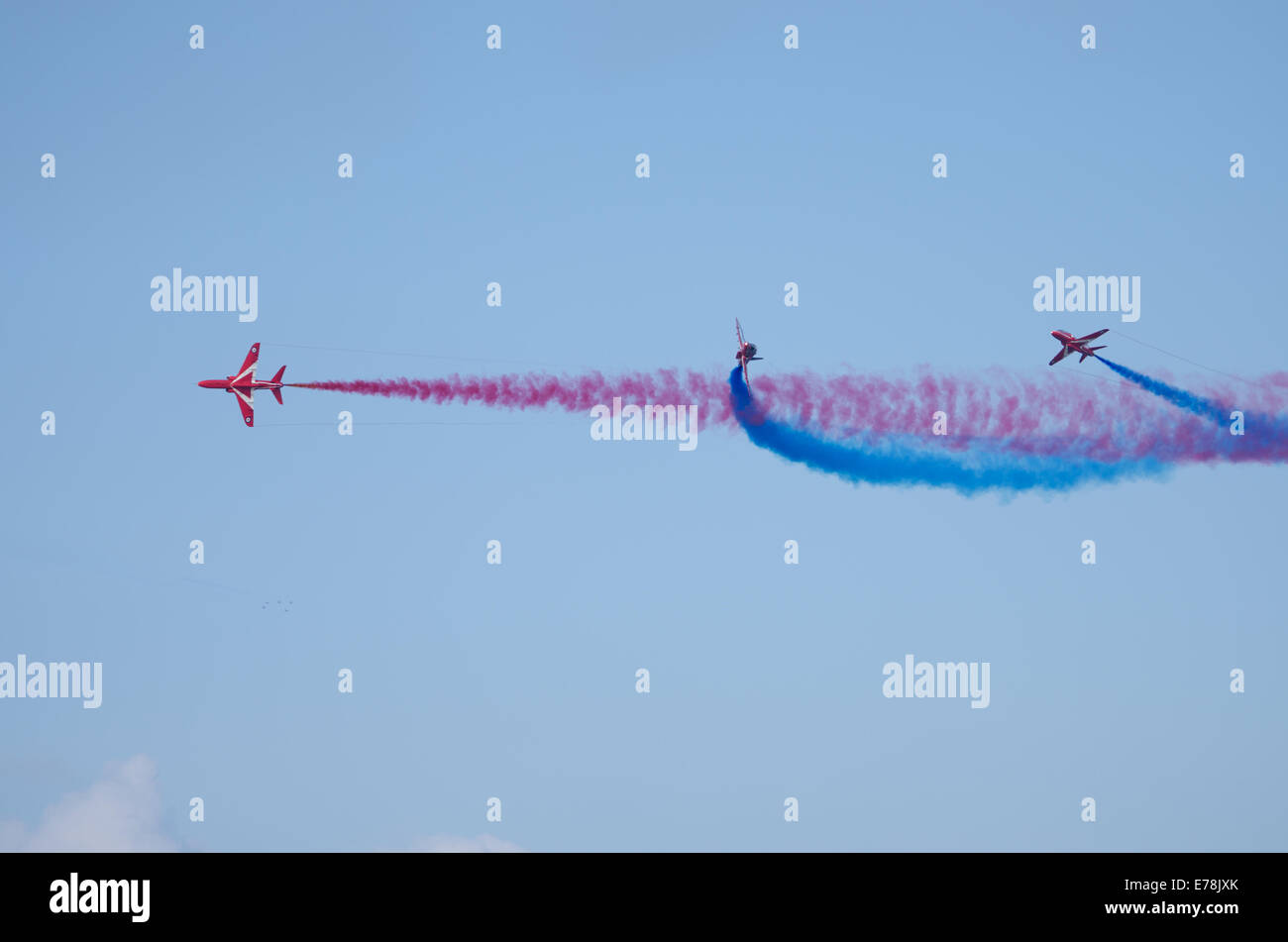 RAF Red Arrows Display Team Stock Photo - Alamy