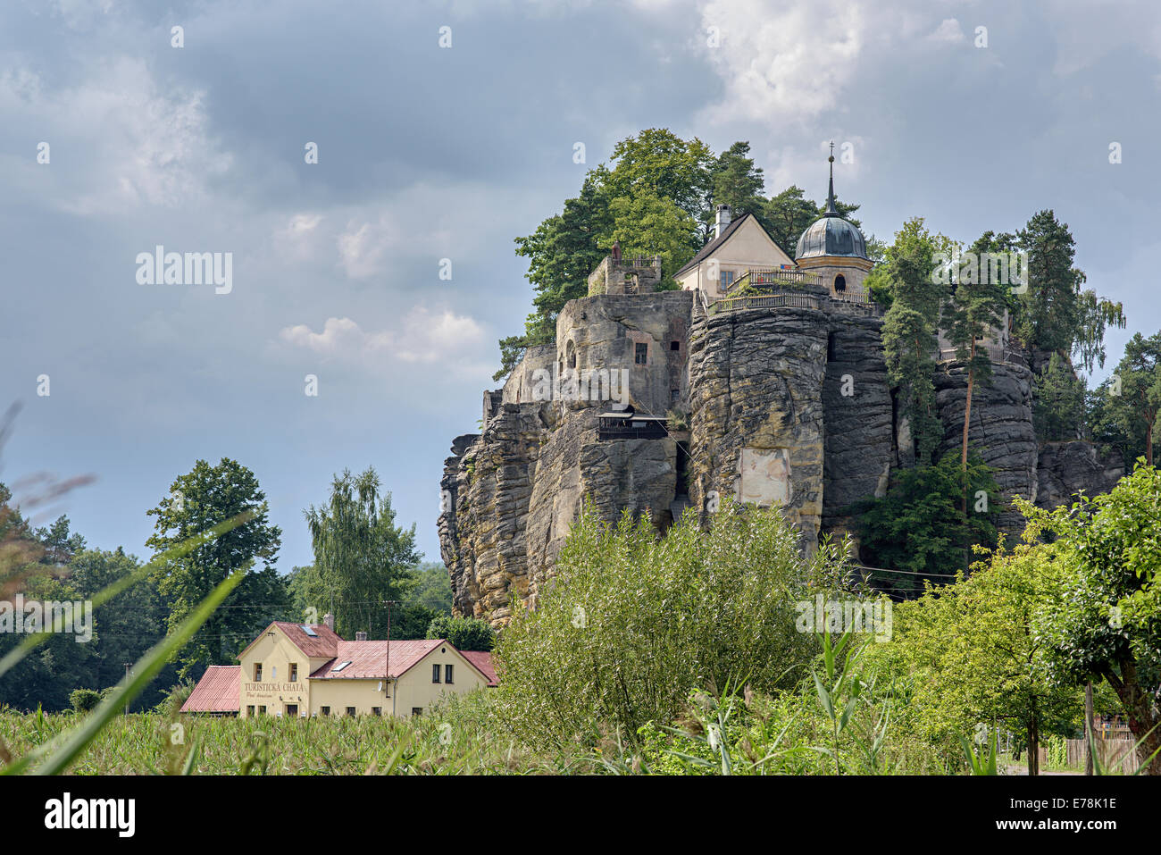 Sloup Castle in North Bohemia Stock Photo - Alamy