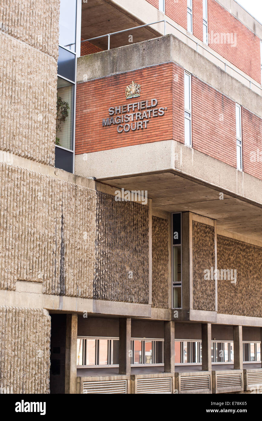 Sheffield Magistrates Court in Sheffield South Yorkshire UK Stock Photo ...