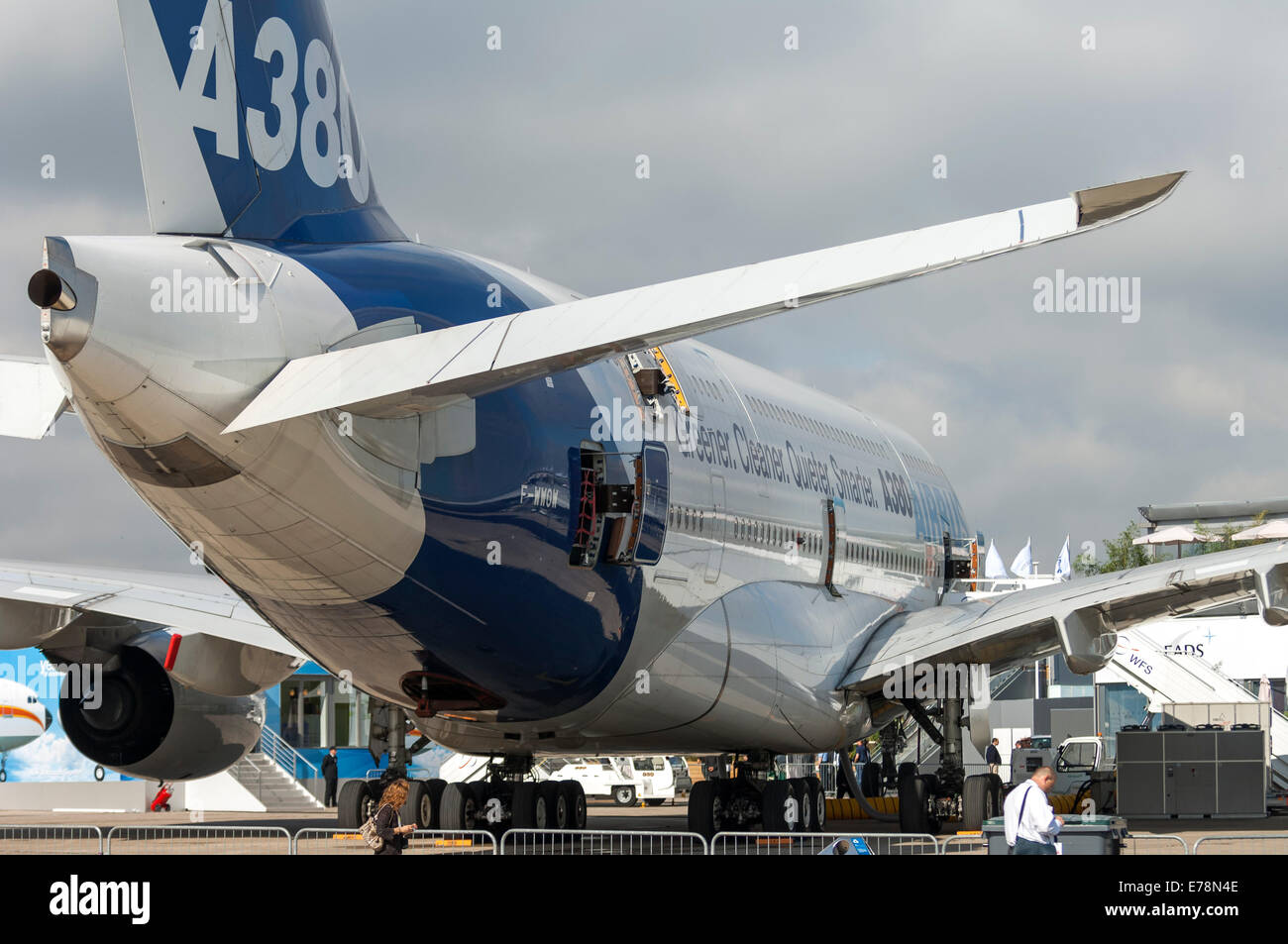 Airbus A380 flight Stock Photo - Alamy