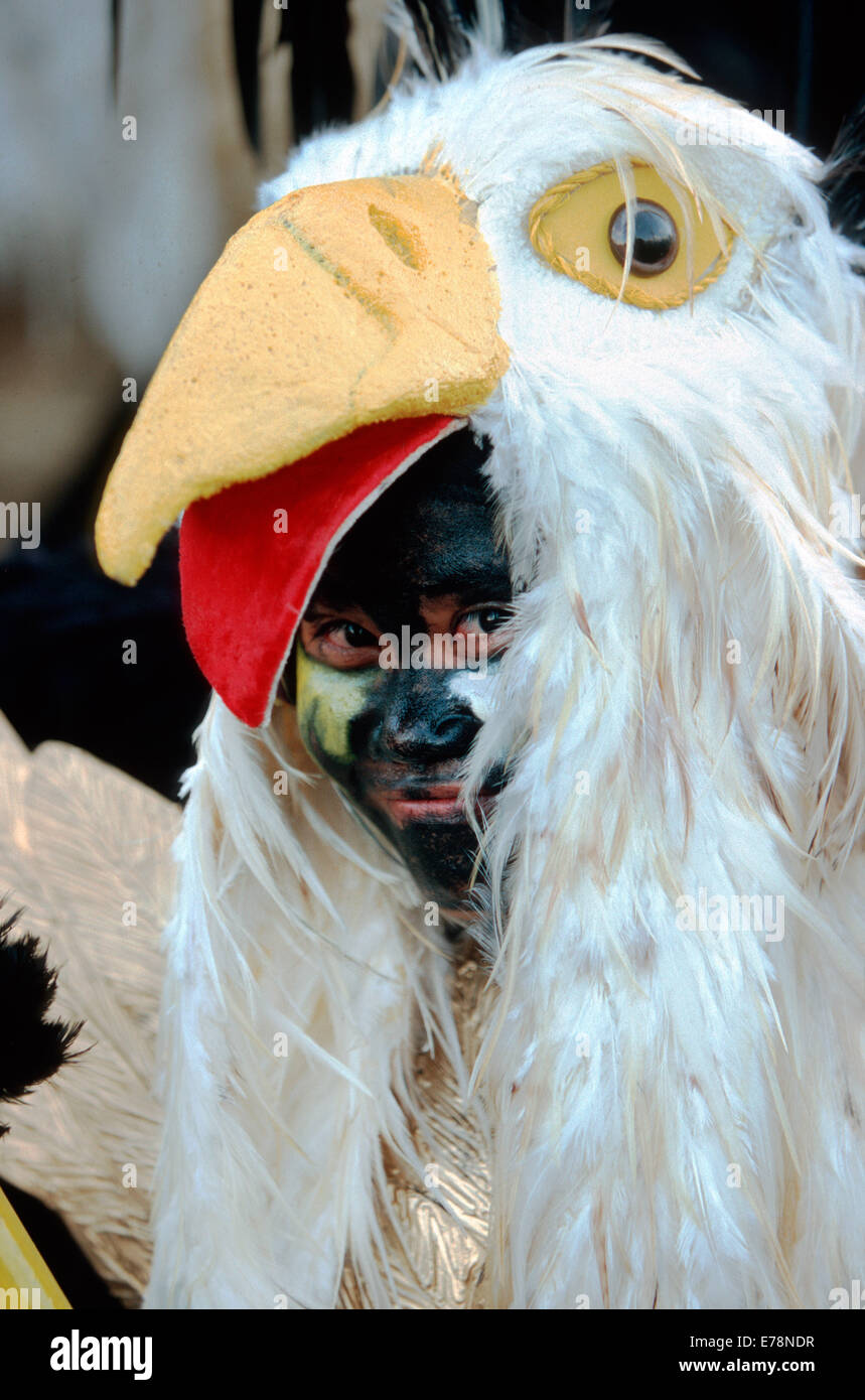 Philippines, Aklan, Kalibo, dancer at the Ati Atihan festival Stock ...