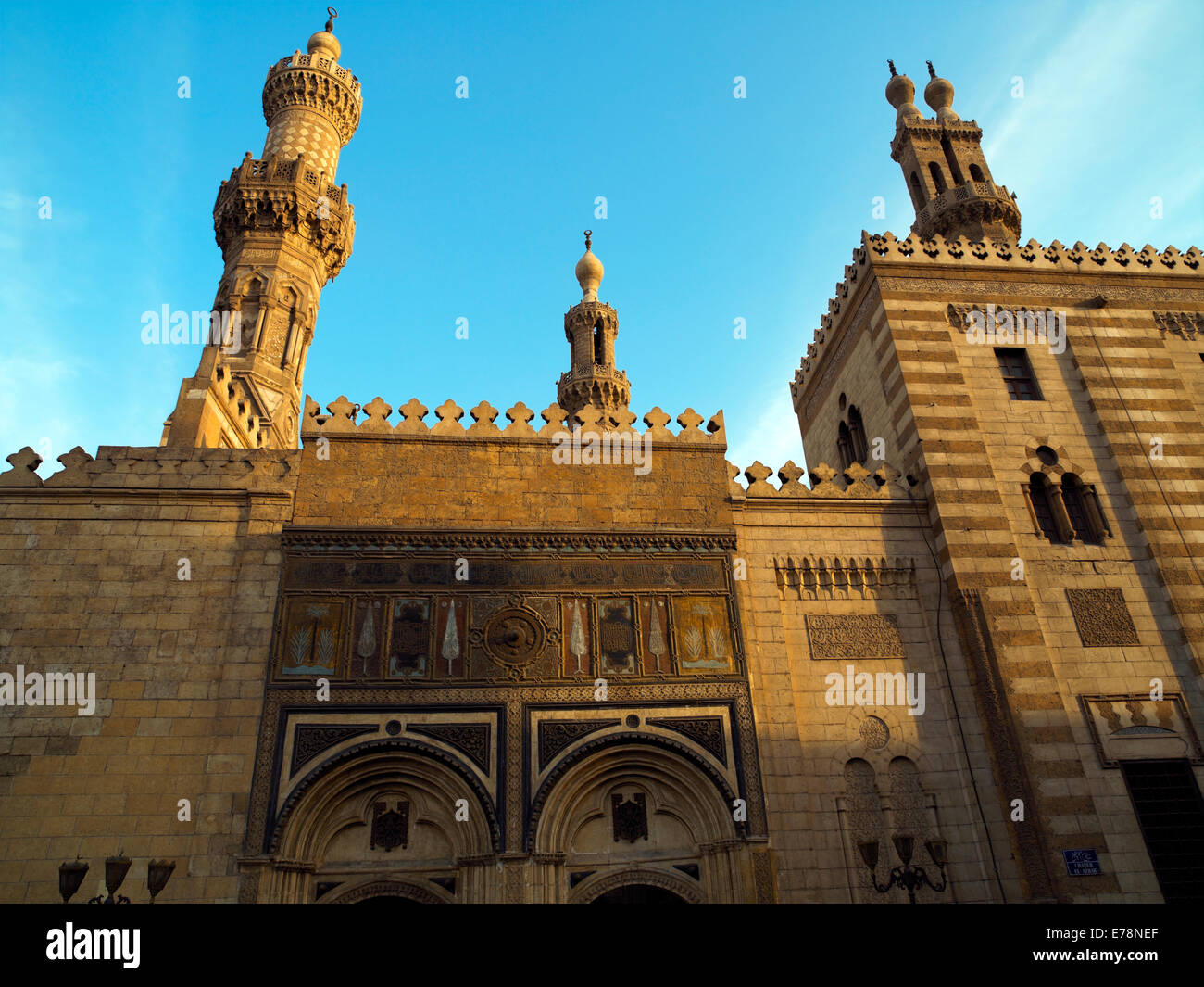 The facade of Al-Azhar in Cairo Stock Photo - Alamy