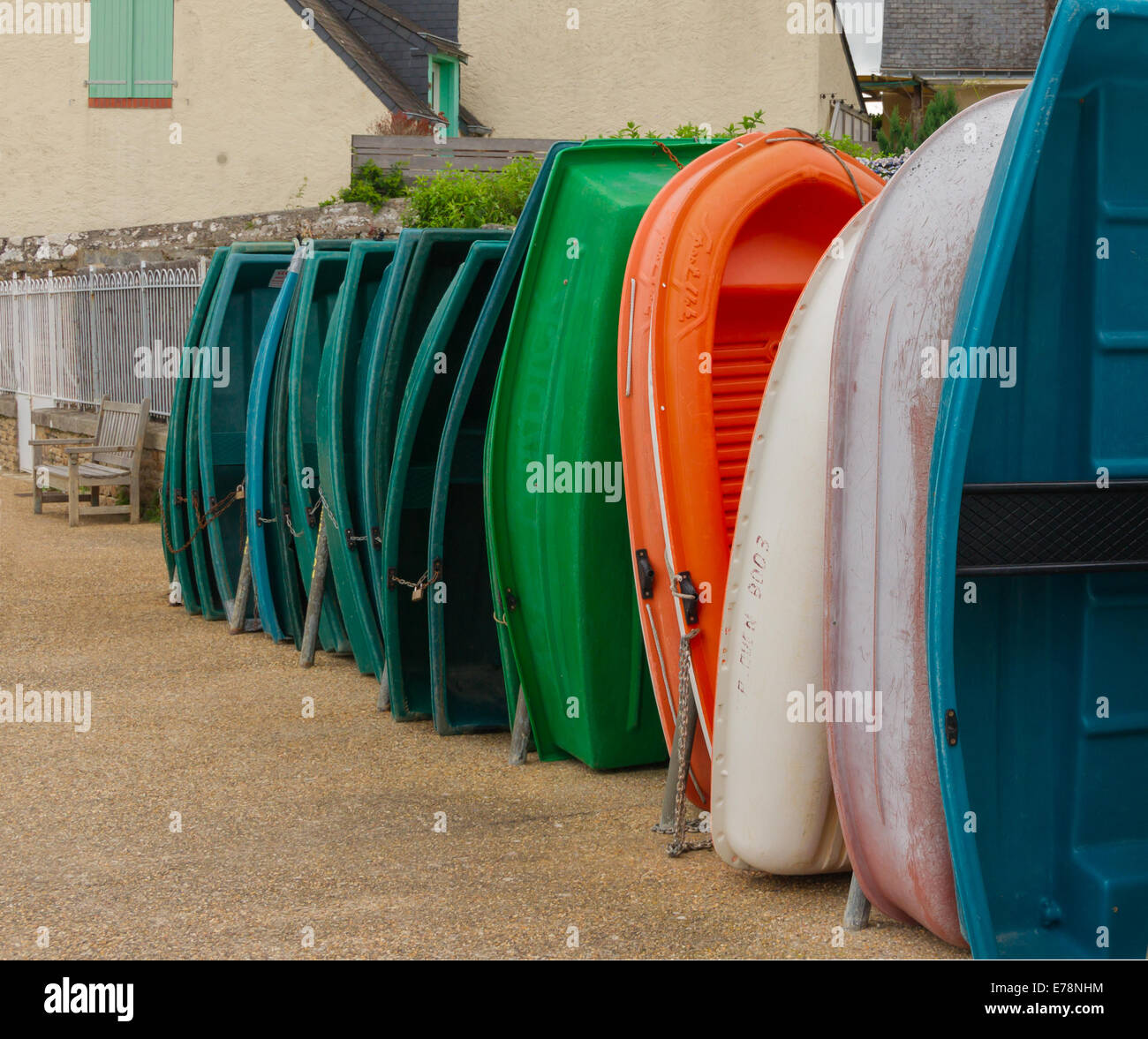 Alignment of plastic boats hi-res stock photography and images - Alamy