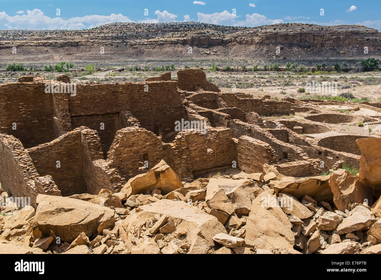 Pueblo Bonito, Chaco Culture National Historical Park, Chaco Canyon ...