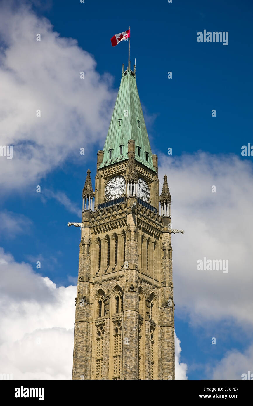 Parliament Hill - the Peace Tower, Ottawa, Canada Stock Photo - Alamy