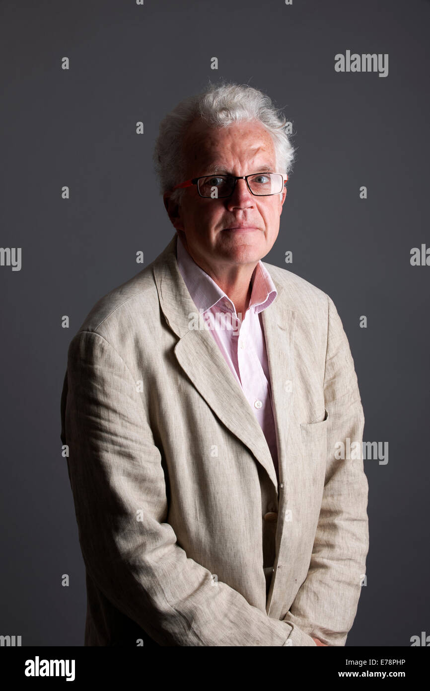 Christian Wolmar at the Oldie Literary Lunch 9-9-14 Stock Photo - Alamy