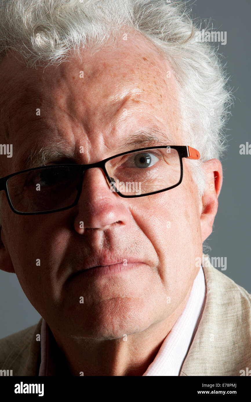 Christian Wolmar at the Oldie Literary Lunch 9-9-14 Stock Photo - Alamy