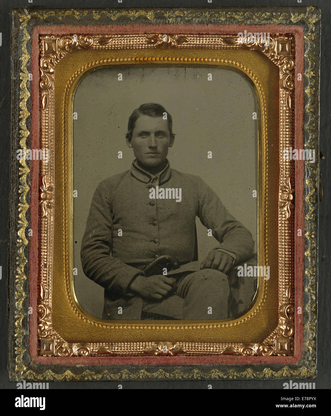 This photograph captures William Snodgrass, a soldier in an ...