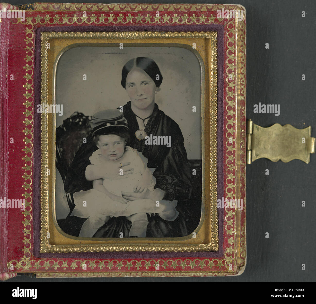 This image of an unidentified woman, potentially Mrs. James Shields, in ...