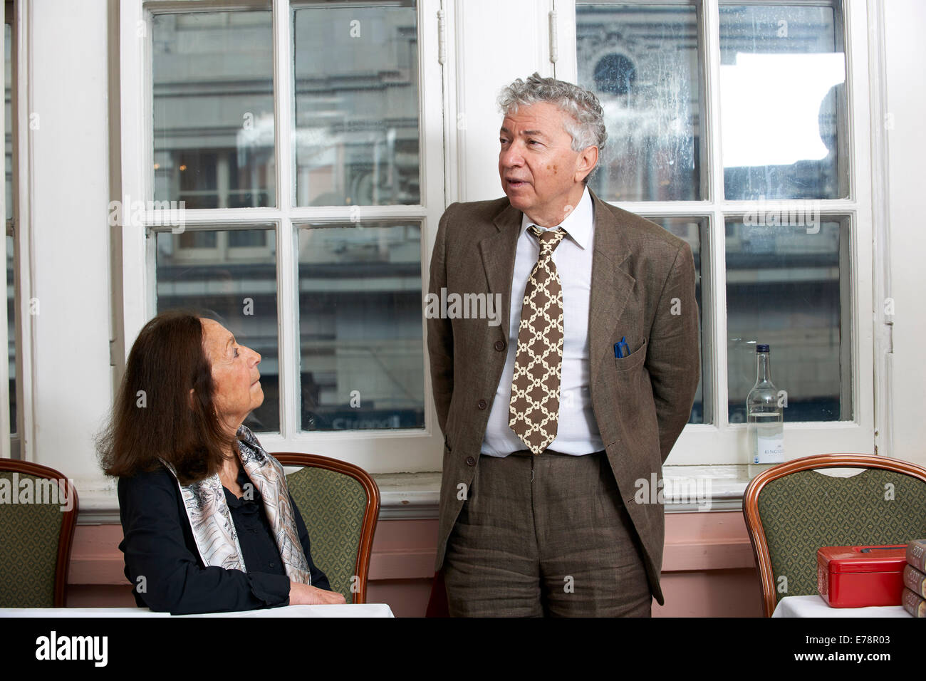 Claudia Roden Donald Sassoon Stock Photo - Alamy