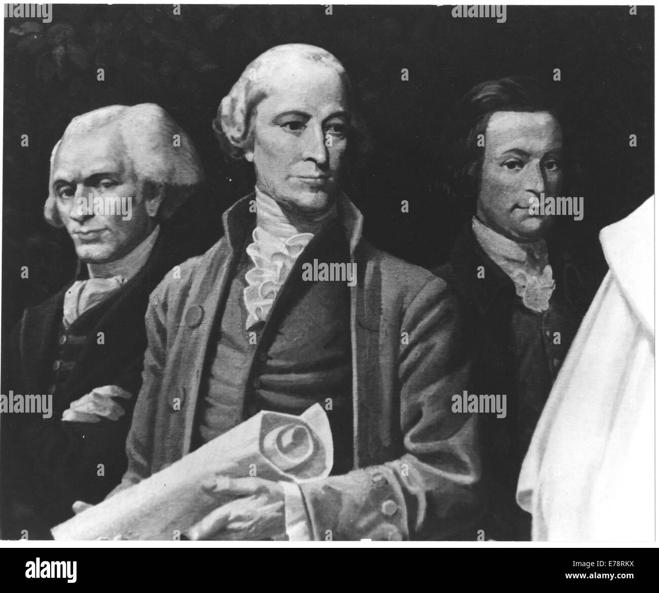 This photograph shows the center section of the mural 'The Constitution ...