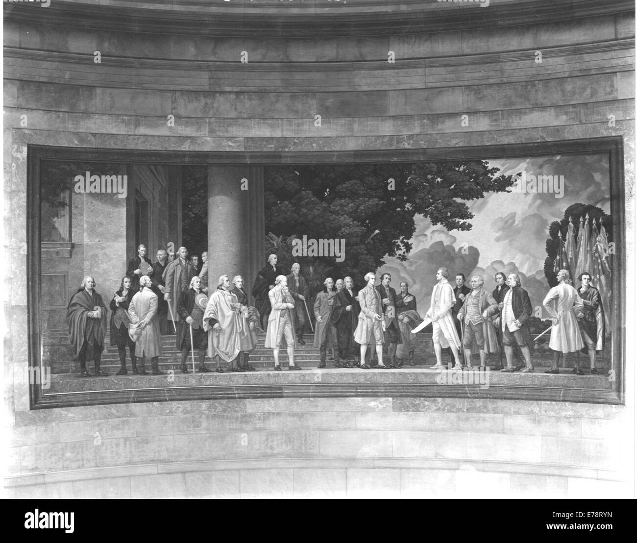 Signing declaration of independence hi-res stock photography and images ...