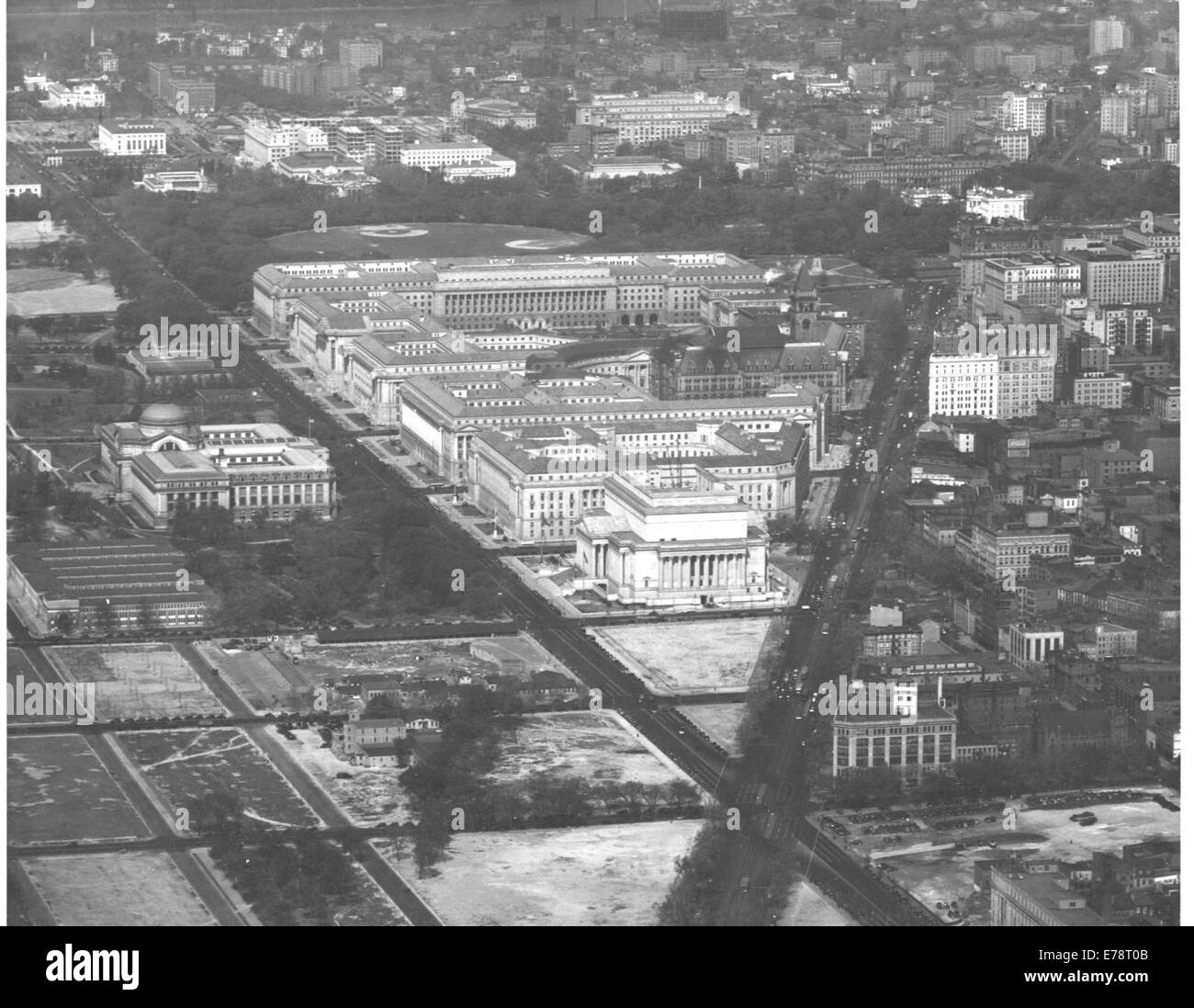 Aerial View Of the US Capitol Stock Photo - Alamy