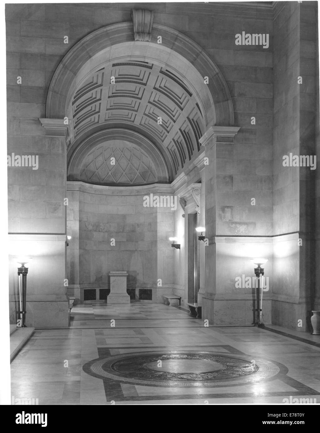 An image of the foyer of the National Archives Building in Washington ...
