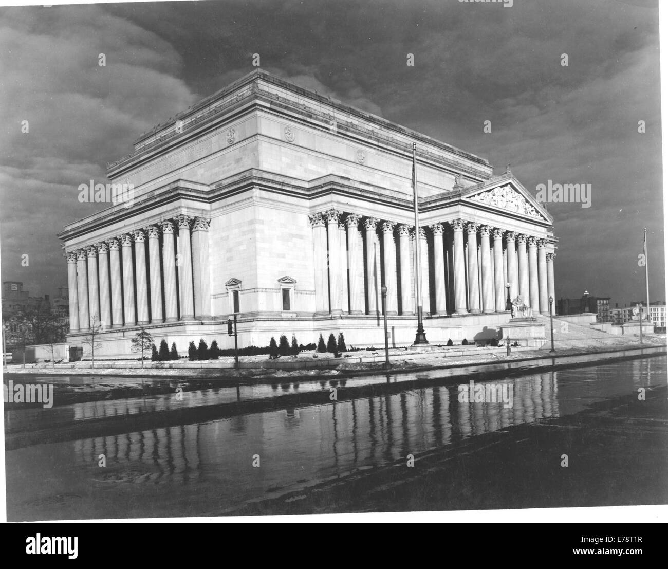 National archives building declaration Black and White Stock Photos ...