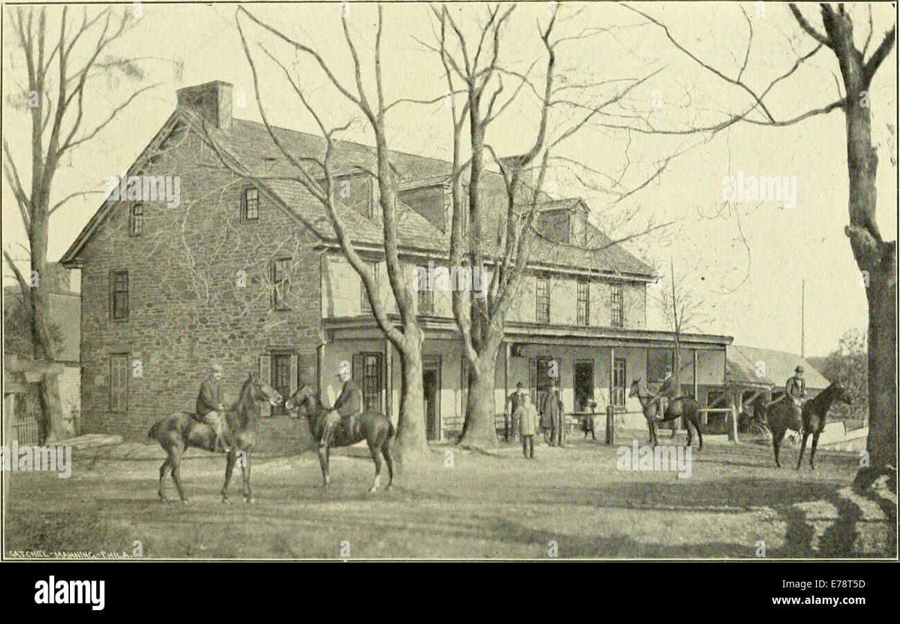 Rose Tree Inn (or Tavern) Image from page 68 of "Fox hunting in ...