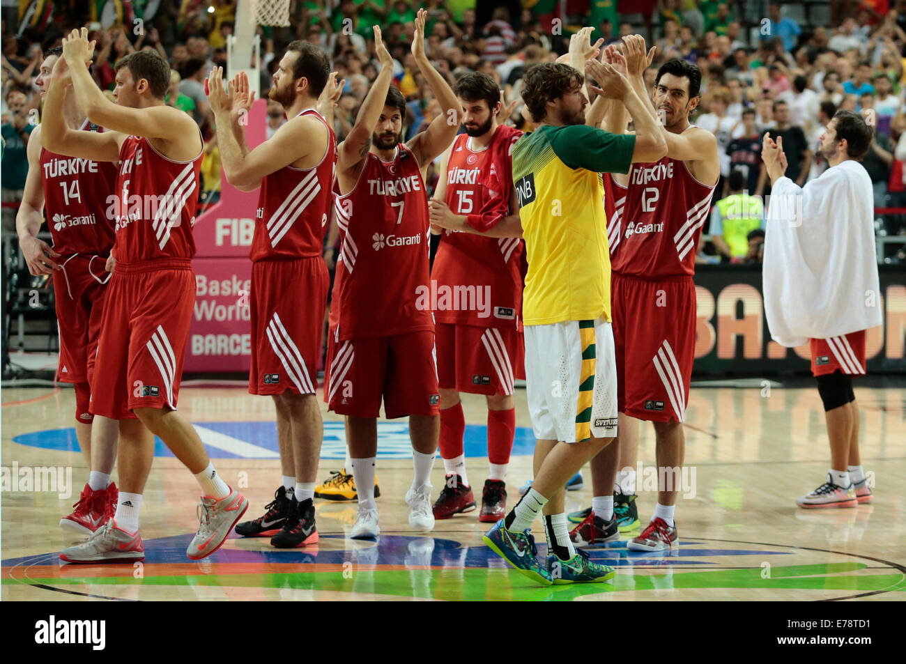 Lithuania basketball fans hi-res stock photography and images - Alamy
