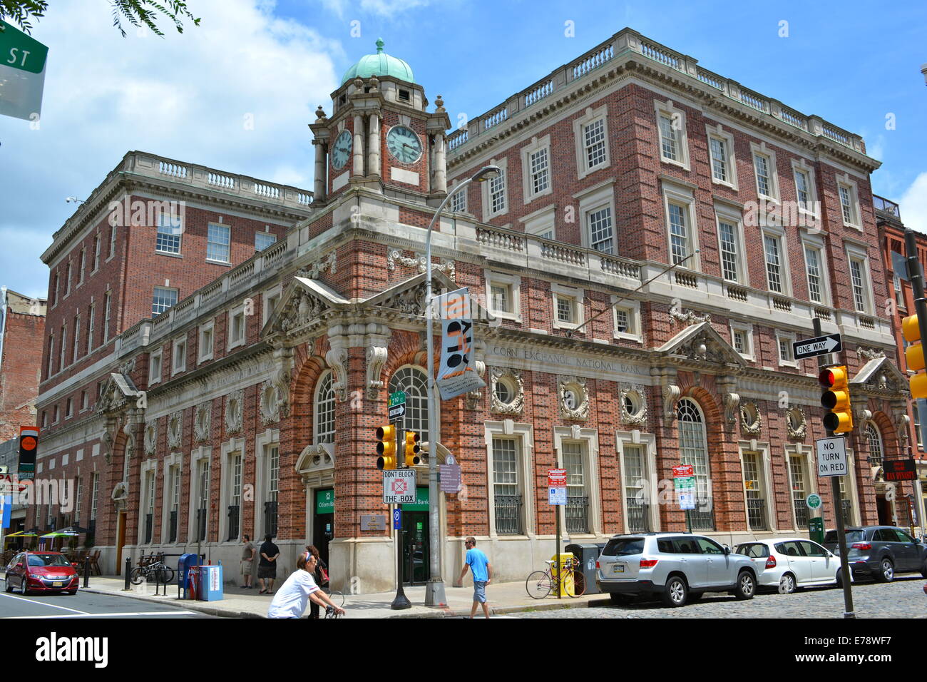 The Corn Exchange Building at 2nd & Chestnut Streets in Philadelphia is ...