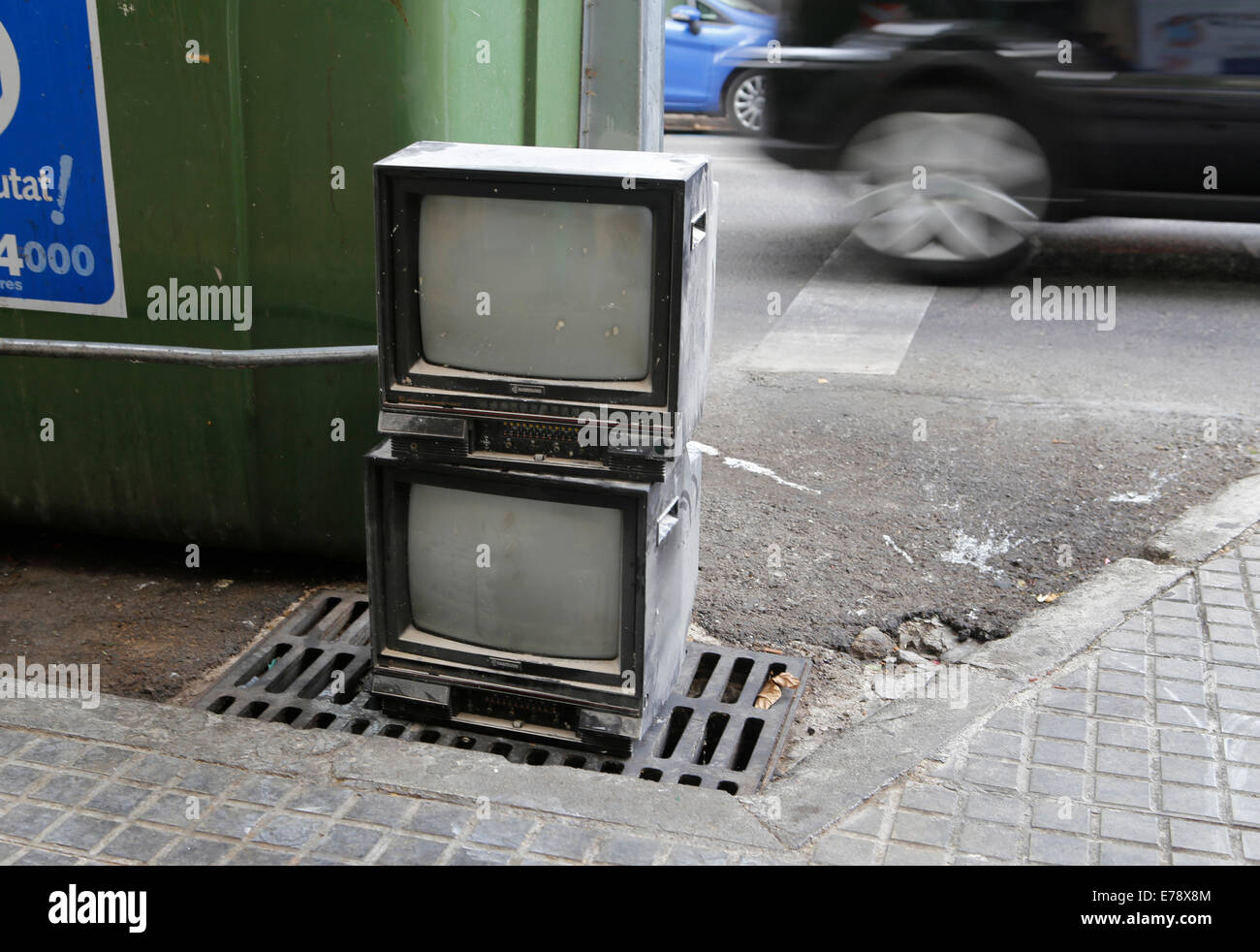 technology advance on trash bin Stock Photo - Alamy