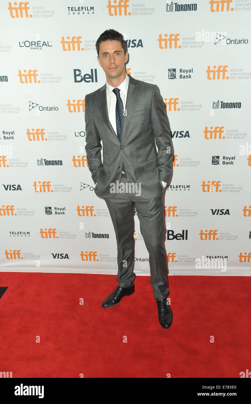 Toronto, Ontario, Canada. 9th Sep, 2014. Actor MATTHEW GOODE attends ...