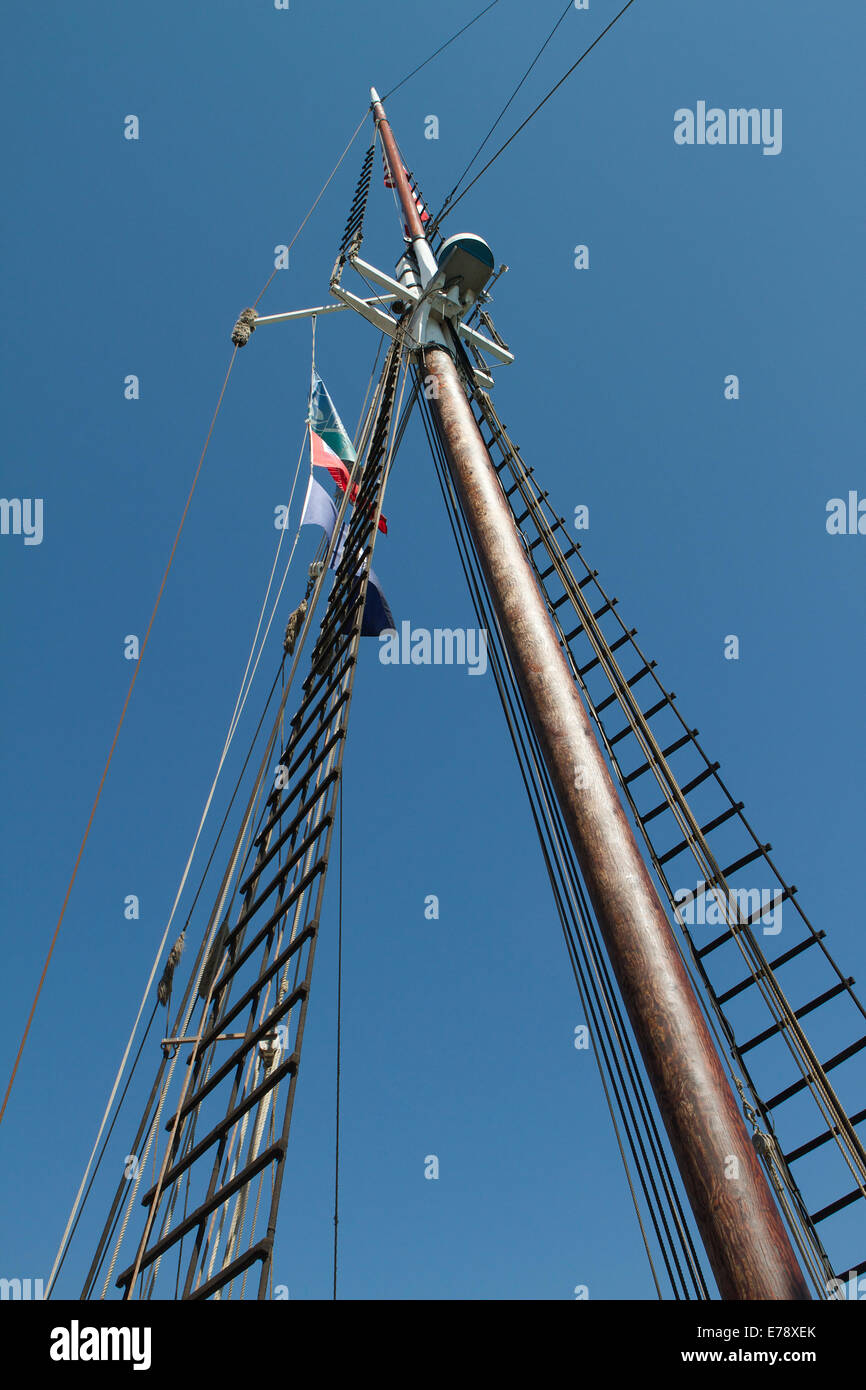Tall ships mast and rope ladders at the 30th Annual Toshiba Tall Ships ...