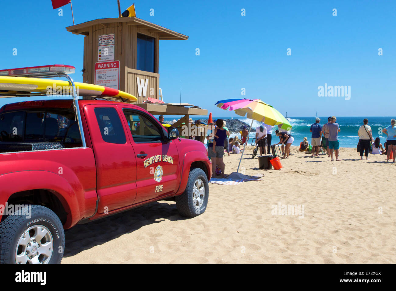 The wedge lifeguard tower hi-res stock photography and images - Alamy