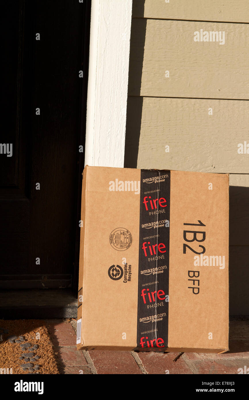 Amazon delivery left outside a house in Southern California wrapped ...