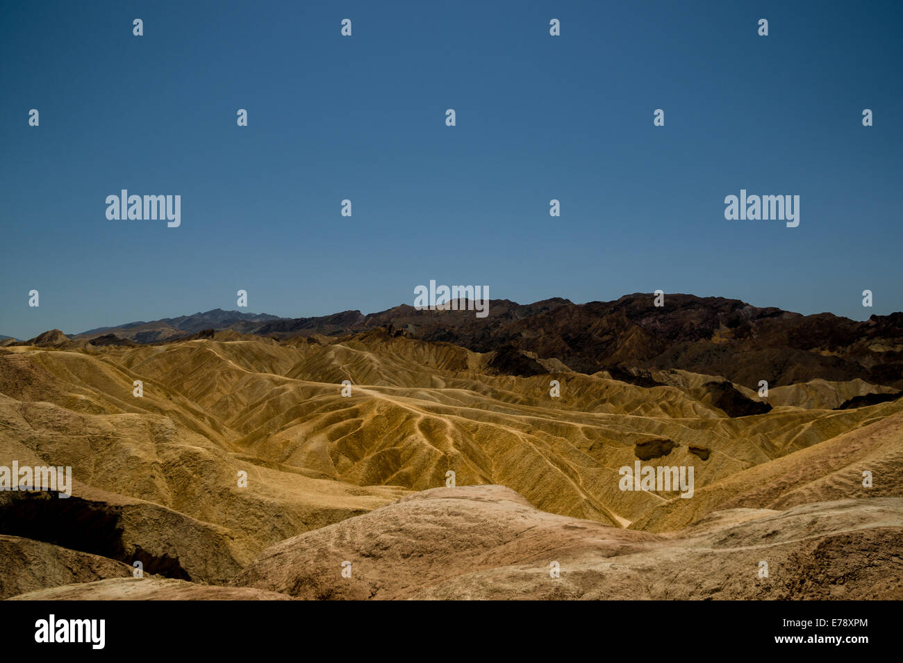 eroded ridges in death valley national park Stock Photo - Alamy