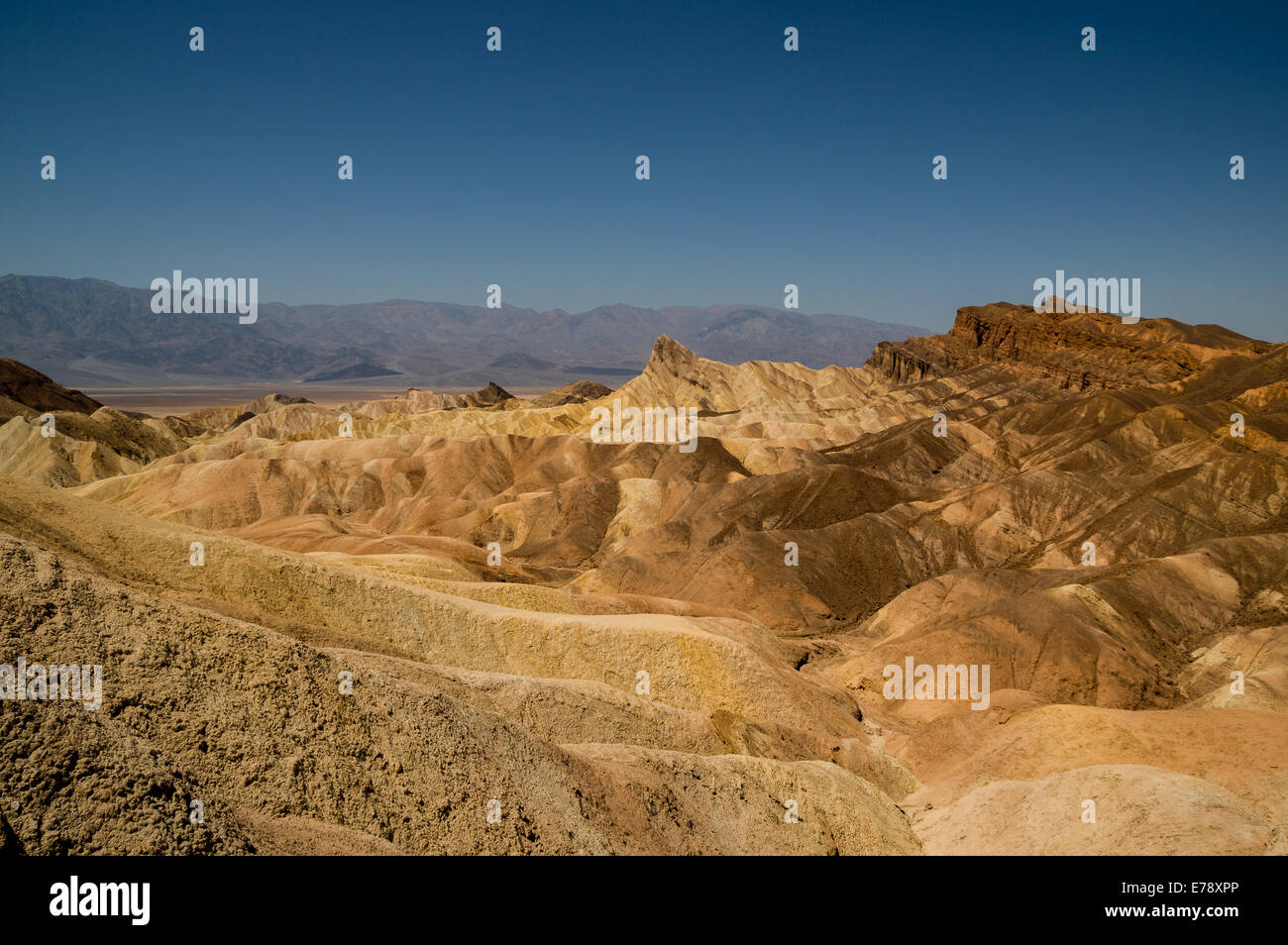 eroded ridges in death valley national park Stock Photo - Alamy