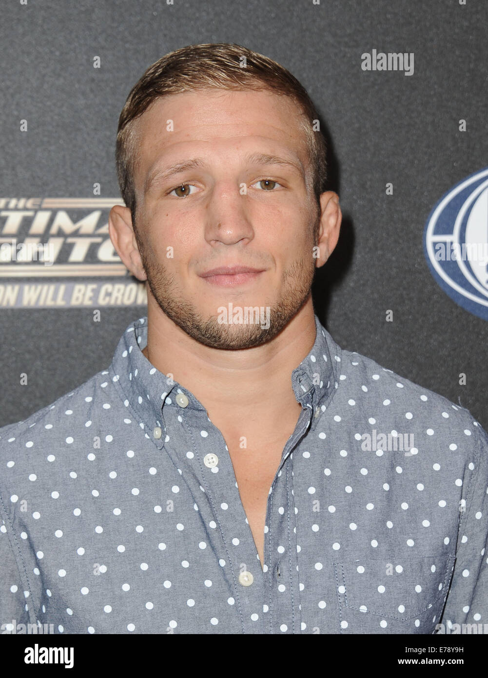 Los Angeles, California, USA. 9th Sep, 2014. TJ Dillashaw attending the ...