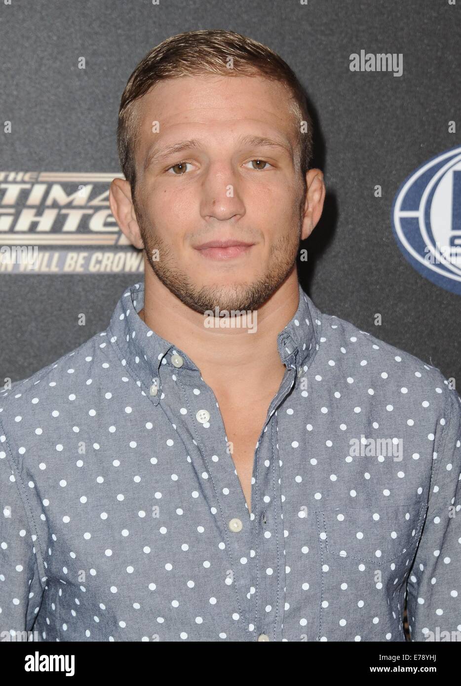 Los Angeles, CA, USA. 9th Sep, 2014. TJ Dillashaw at arrivals for THE ...