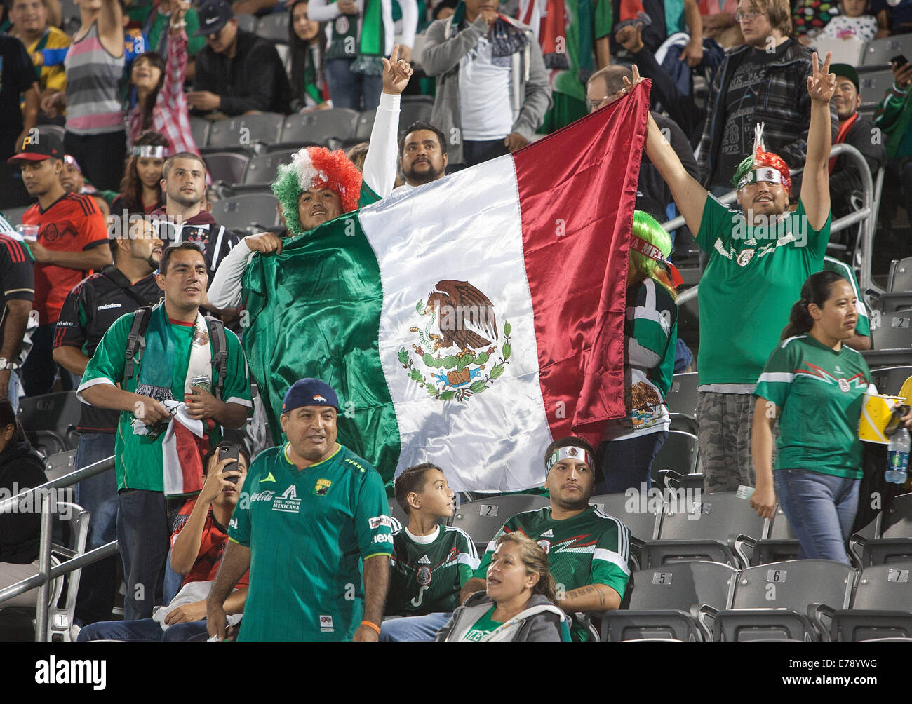 Commerce City, Colorado, USA. 9th Sep, 2014. Mexican National Team fans ...