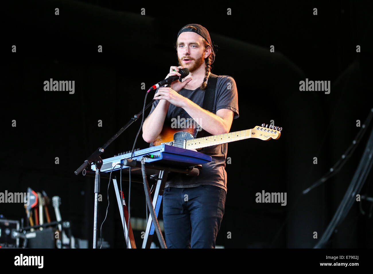 Raleigh, North Carolina, USA. 7th Sep, 2014. Music artist BEAR HANDS ...