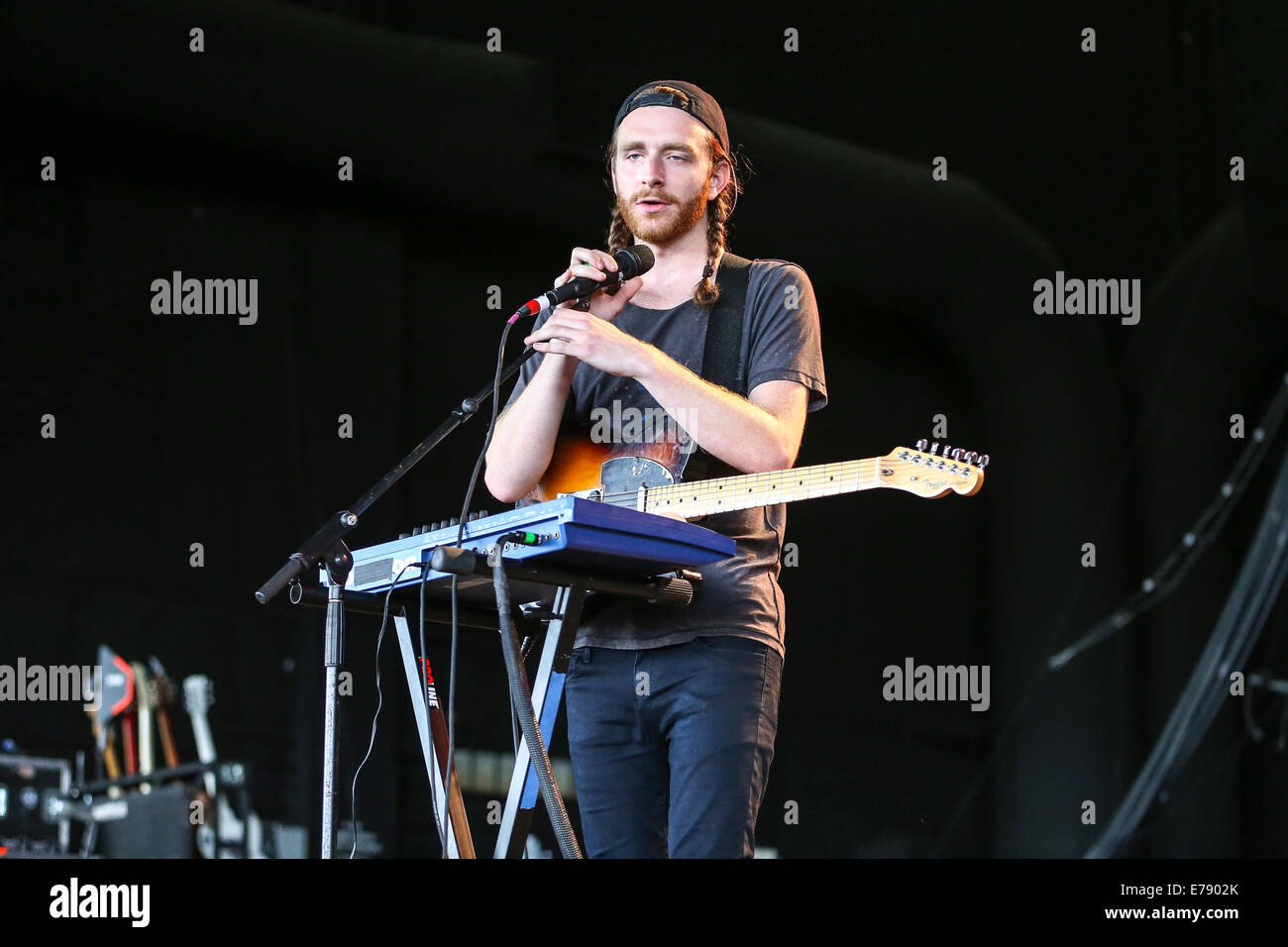 Raleigh, North Carolina, USA. 7th Sep, 2014. Music artist BEAR HANDS ...