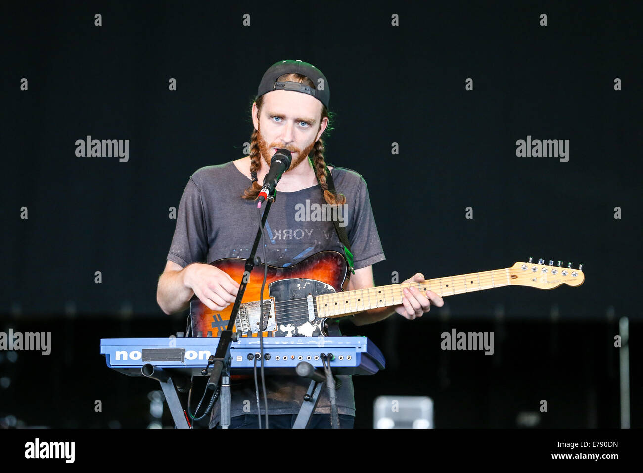 Raleigh, North Carolina, USA. 7th Sep, 2014. Music artist BEAR HANDS ...