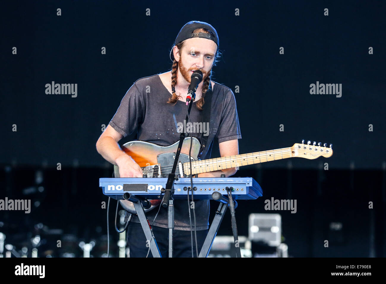 Raleigh, North Carolina, USA. 7th Sep, 2014. Music artist BEAR HANDS ...