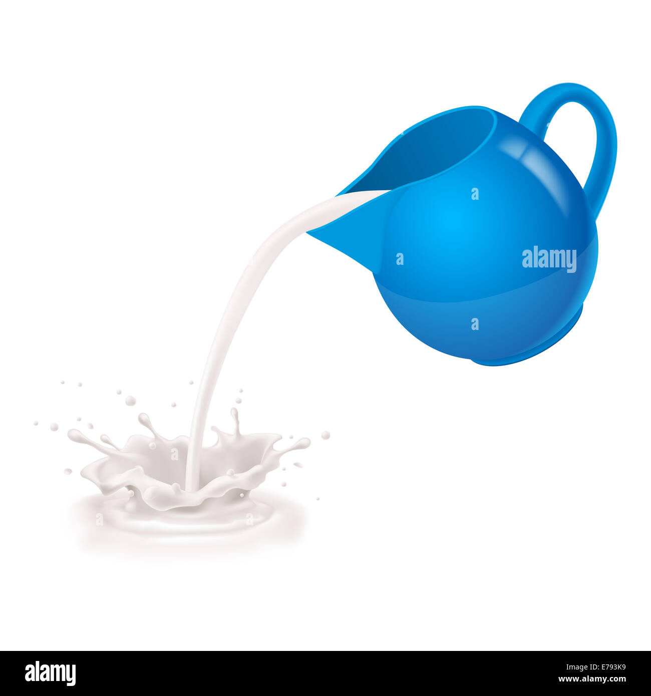 Milk can drawing Cut Out Stock Images & Pictures - Alamy