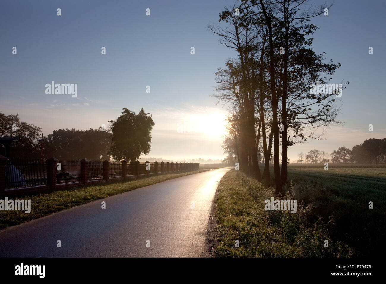 Road in the countryside Stock Photo - Alamy