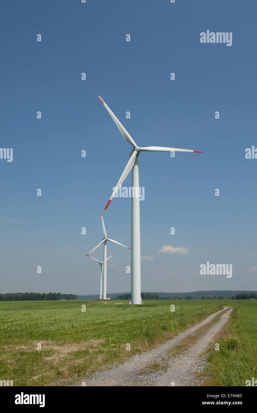 Wind power turbines multiple hi-res stock photography and images - Alamy