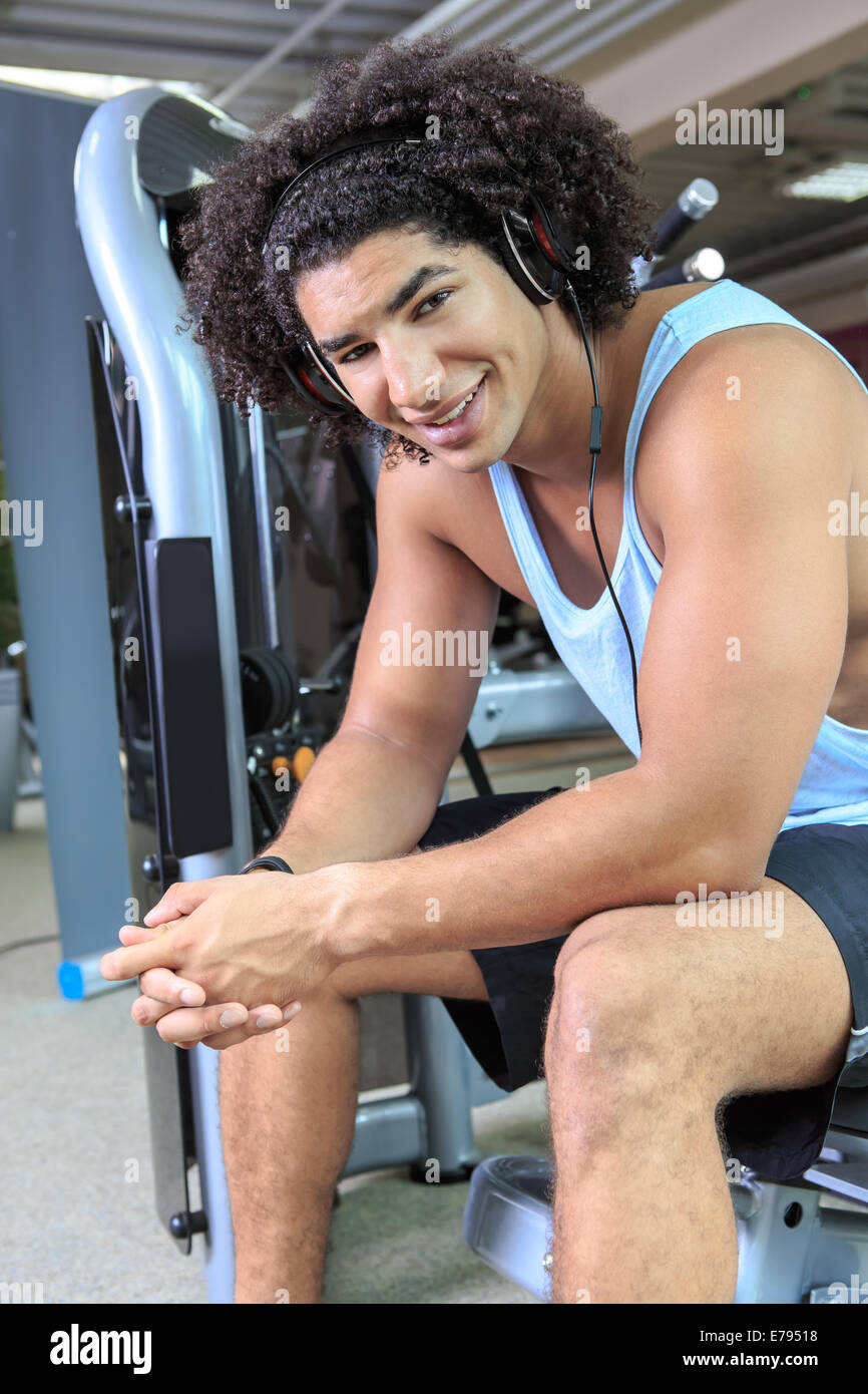 Man in the gym hi-res stock photography and images - Alamy