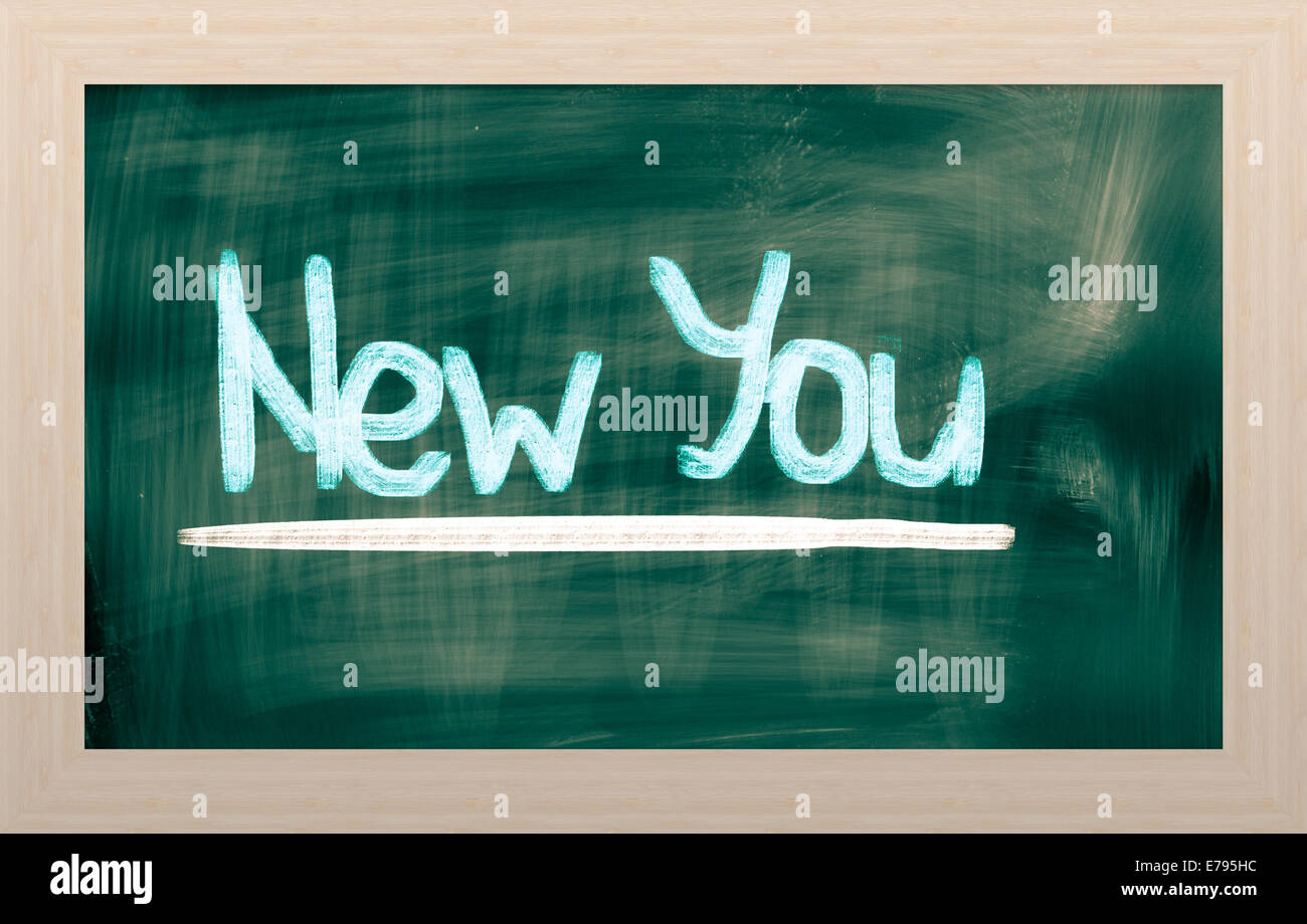 Concept Handwritten With Chalk - Color Image Stock Photo - Alamy