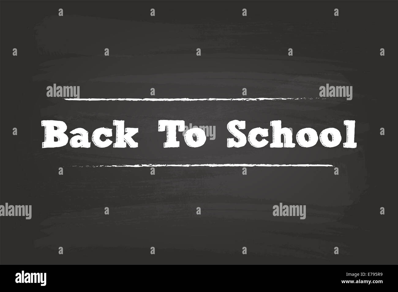Back To School Sign On Blackboard Stock Photo - Alamy
