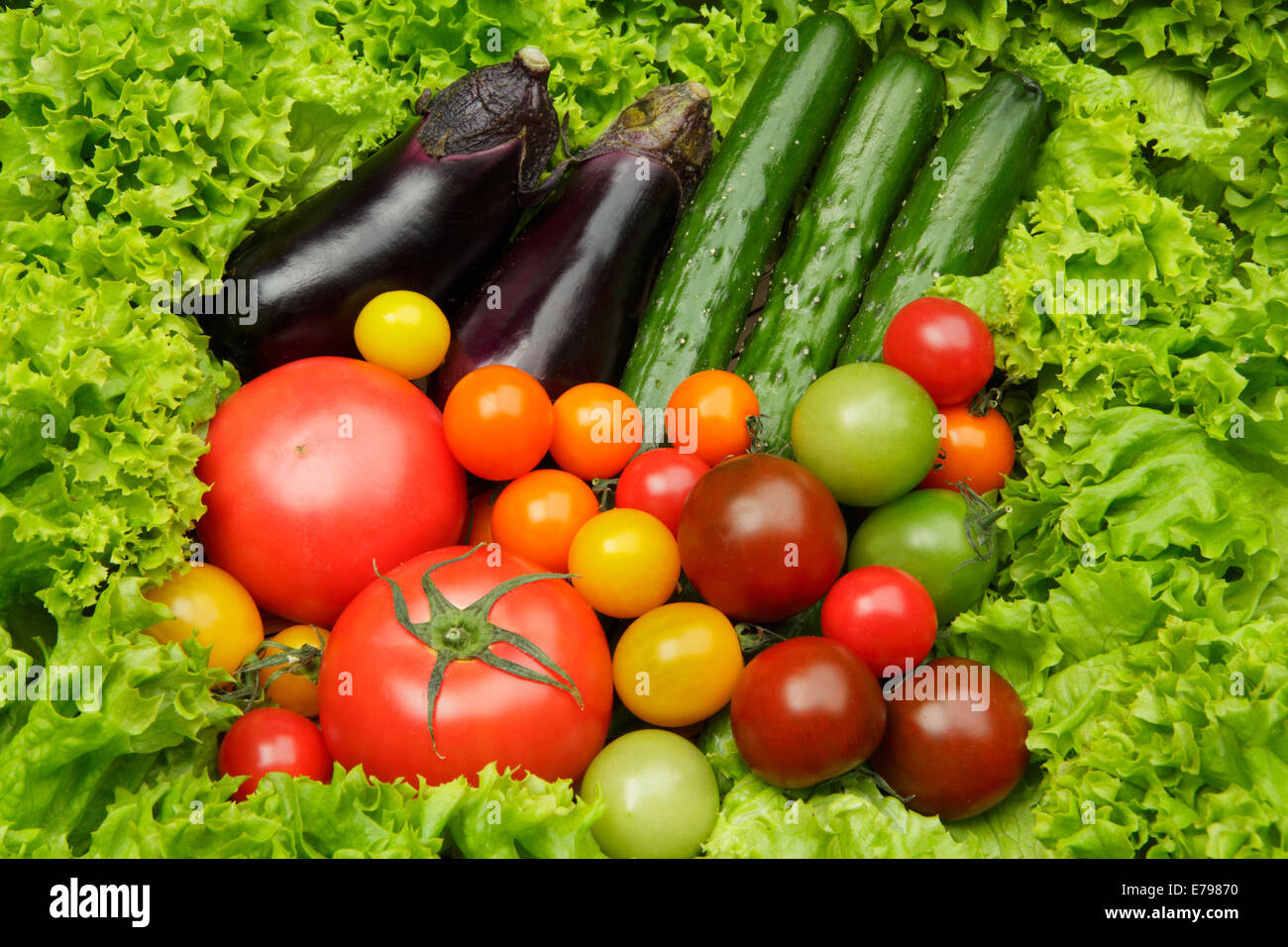 Mixed vegetables purple eggplant hi-res stock photography and images ...