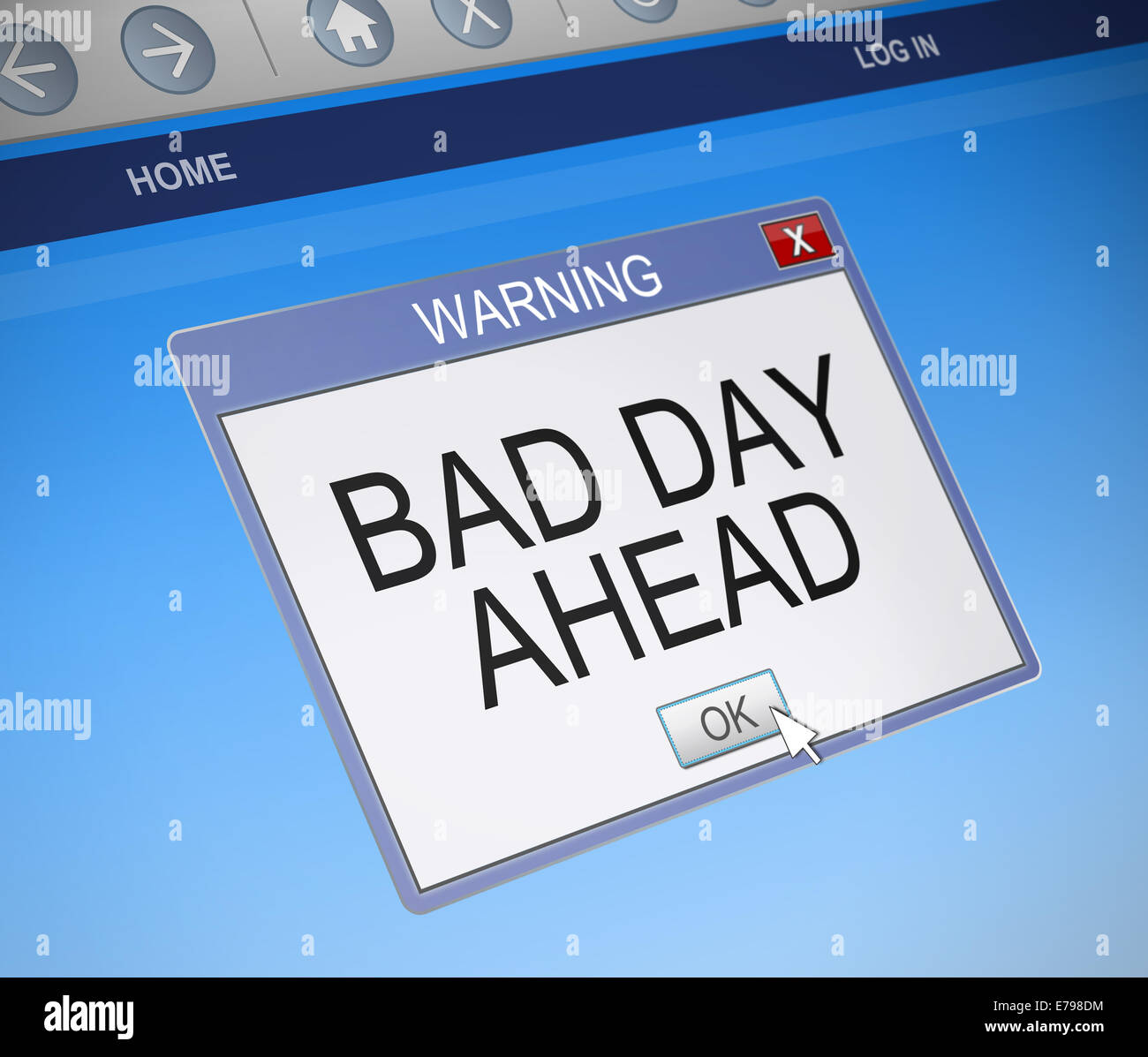 Bad day concept Stock Photo - Alamy