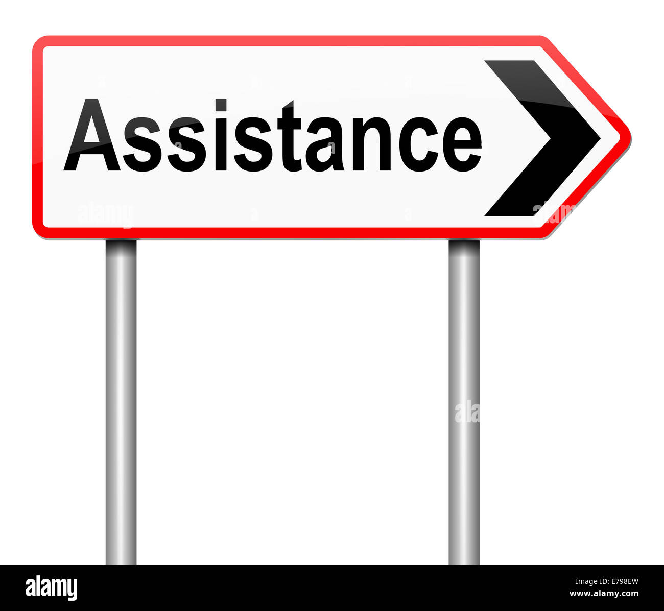 Helping assistance Cut Out Stock Images & Pictures - Alamy